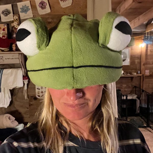 Frog Hat, Cartoon Toad Costume, Five Different Sizes and Styles - Etsy
