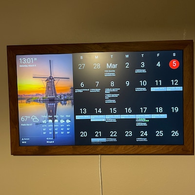 32in Touchscreen Smart Calendar / Smart Home Control Center / Dakboard ...