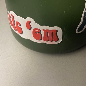 Acid House Inspired College Sticker for Laptops & Hydroflasks - Etsy