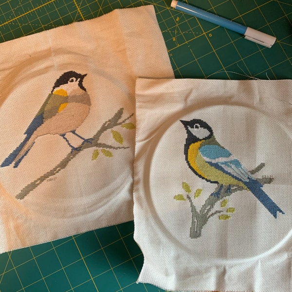 Birds Counted Cross Stitch Pattern PDF Floral Cross Stitch Cute Bird ...