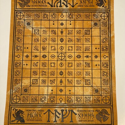 VIKING TAFL GAMES Five Tafl hnefatafl Games on One Board and Choose ...