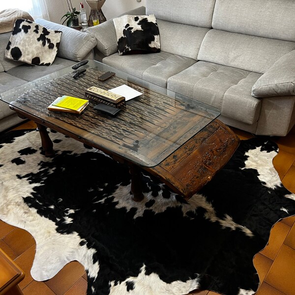 Patchwork Cowhide Rugs Chevron Patchwork Cowhide Rug off White - Etsy