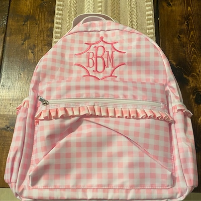 Monogrammed Child's Backpack, Personalized Backpack, Embroidered School ...