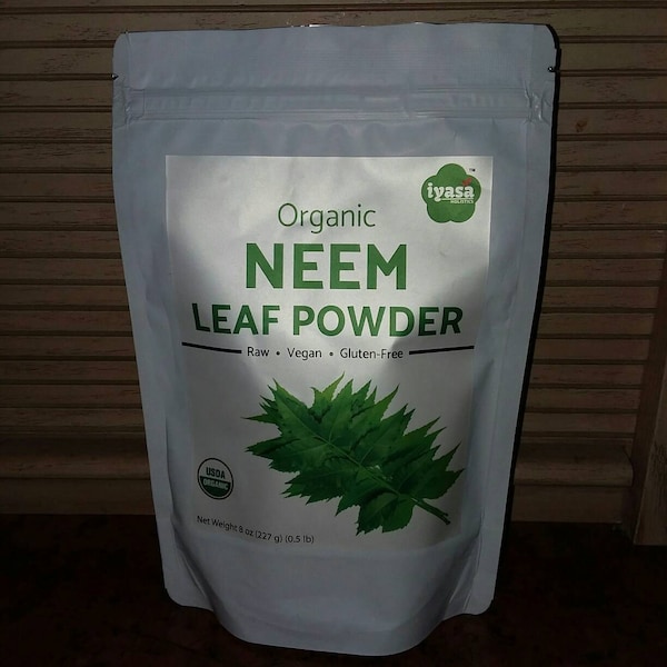 Neem Powder Organic, for DIY Teeth, Hair and Face Mask, Ayurveda Herb ...