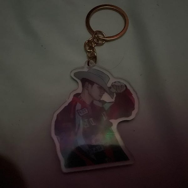Fanmade Stray Kids Lee Know Keychain - Etsy