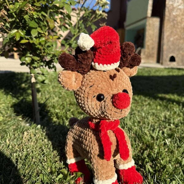 Rudolph the Red Nose Amigurumi by Aleniya2 Crochet PDF Pattern Tutorial ...