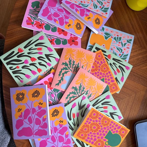 24 Woodland Creature Blank Greeting Cards 24 Cards Envelopes Whimsical ...