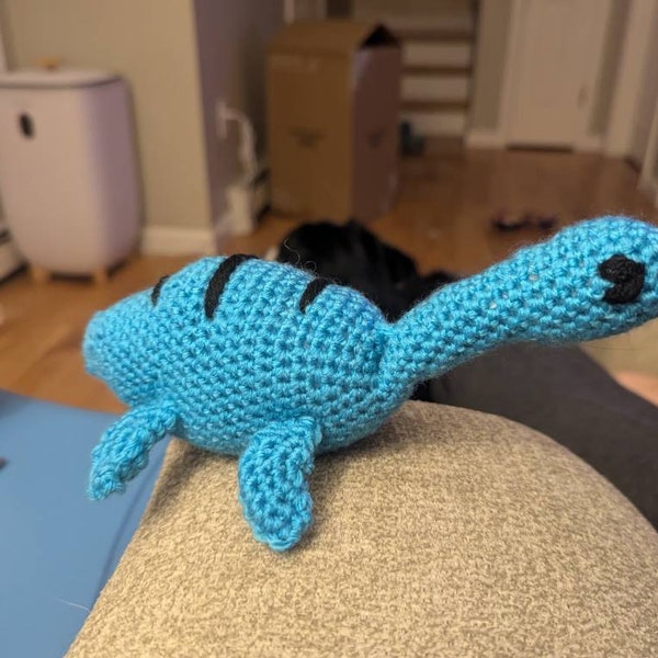 Plesiosaurus No Sew Crochet Pattern Dinosaur No Sew Pattern No Sew