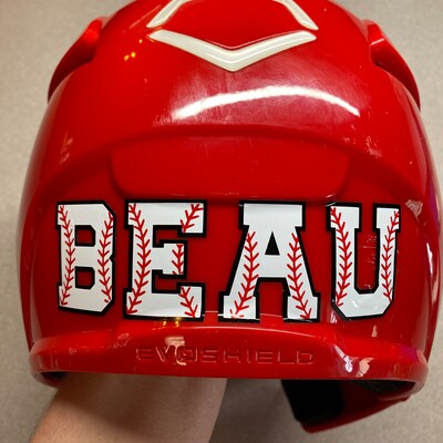 Baseball Helmet Decal, Softball Helmet Decal, Personalized Baseball and ...