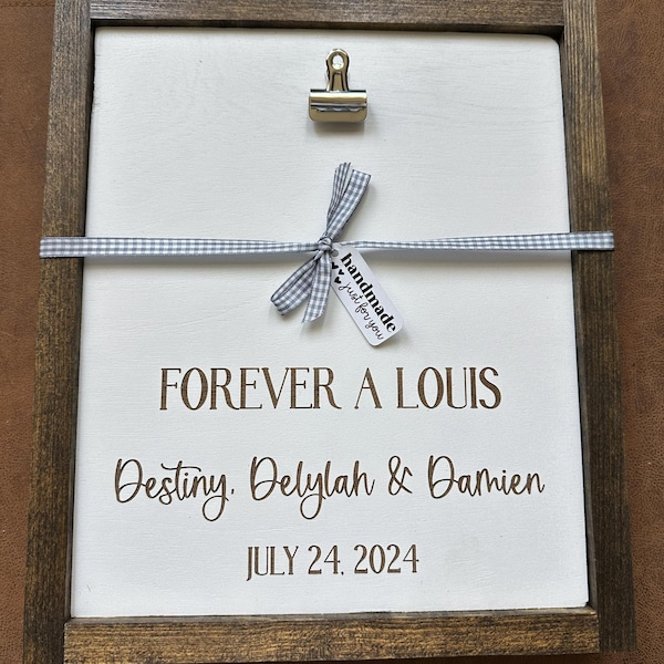 Handprint Sign for Dad, Custom Fathers Day Gift From Kids, Best Dad ...