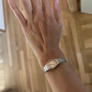 Antique Fond Acier Inoxydable Ladies Mechanical Watch Works Great ...