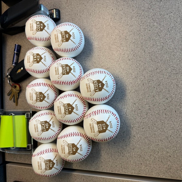 Personalized Baseballs, Team Balls, League Balls, Little League ...