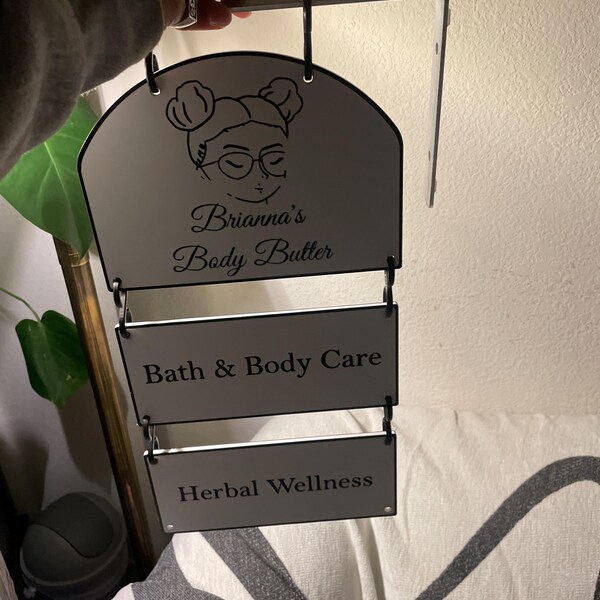 Personalized Sign for Hanging on Pop up Tents, Market Displays, Custom ...