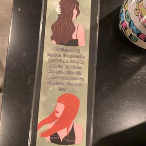 Practical Magic Inspired “grow Old Together” Bookmark - Etsy