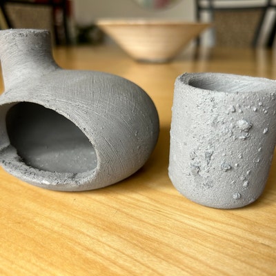 Kök Vases 12/50, Terracotta Ceramic Vase, Textured Vase, Home Decor ...