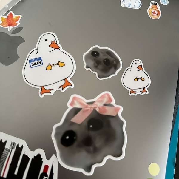 Meme Stickers, Meme Sticker, Animal Meme Sticker, Cat Meme Dog Meme ...