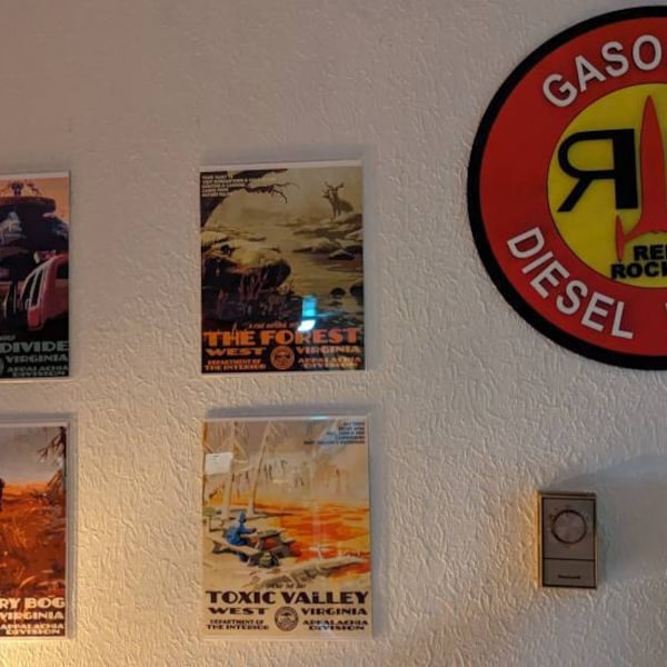 3D Vault Door Wall Art Inspired by Fallout. Customizable Numbers and ...