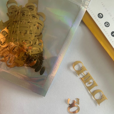 Personalised Engagement/wedding Confetti / Engagement Table Decor ...