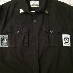 Cobweb Collar Point Enamel Pin Set of Two Black & Silver Spooky Goth ...