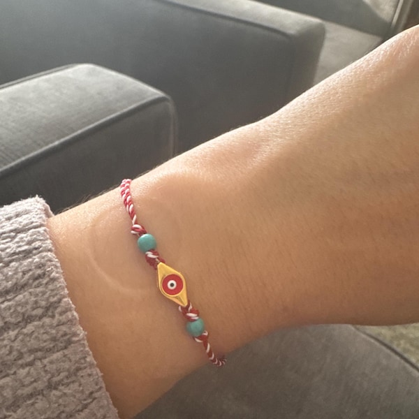 Small Cute Fish Bracelet | Cord Bracelet With Fish Link and Miyuki ...