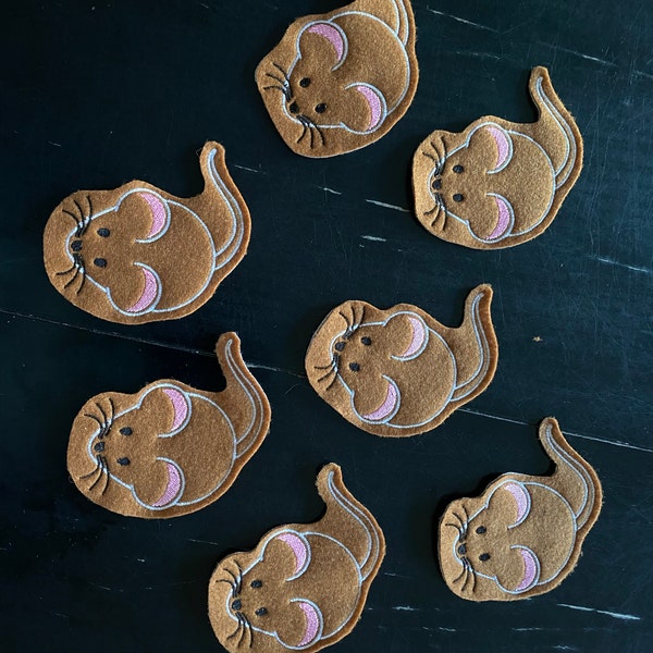 Mouse Applique Embroidery Design in 3x3 4x4 and 5x5 Sizes - Etsy