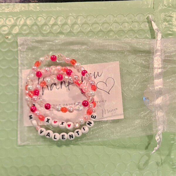 Valentine's Day Friendship Bracelets - Gifts for Her - Classroom Party ...