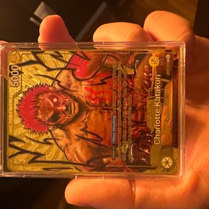 Custom Golden Metal Zoro Leader Card OP01-001L One Piece TCG - Etsy