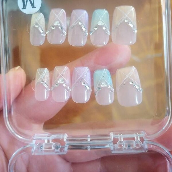 Blind Nail Box, Two/three Sets of Press-on Nails, Mystery Box, Gothic ...