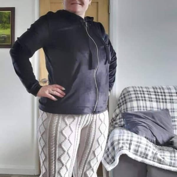 Cable Braid Leggings Knitting Pattern: Women's Aran Knit Tights (PDF ...