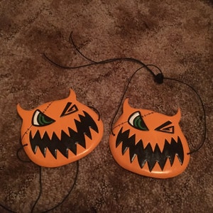 Halloween Town Pumpkin Mask/hat - Made to Order - Cosplay/halloween ...