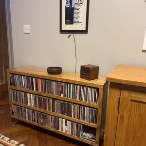 CD Storage Unit. 100cms X 143cms X 20cms. Bespoke Sizes Available ...