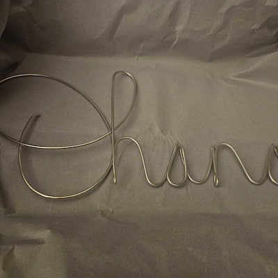 DREAM Wire Word Sign Wire Words Rustic Wire Word Sign Wire Writing Wire ...