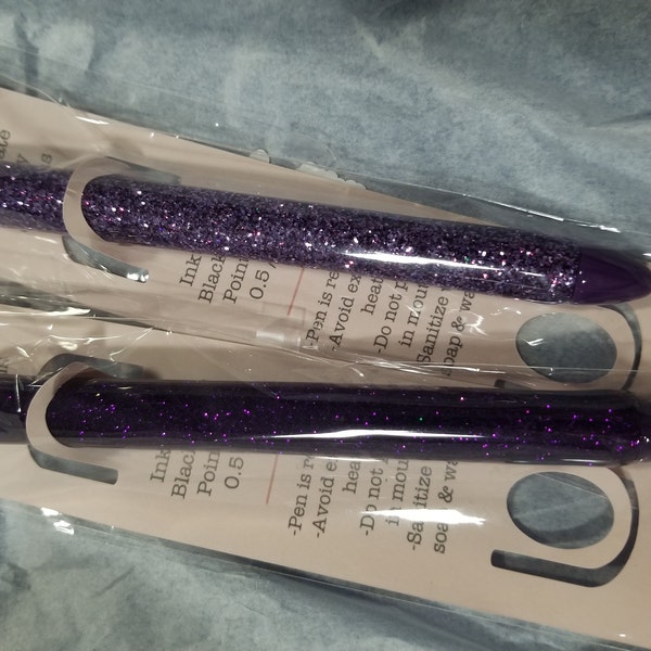 Personalized Purples Glitter Inkjoy Pen: Black, Blue or Purple Ink - Etsy