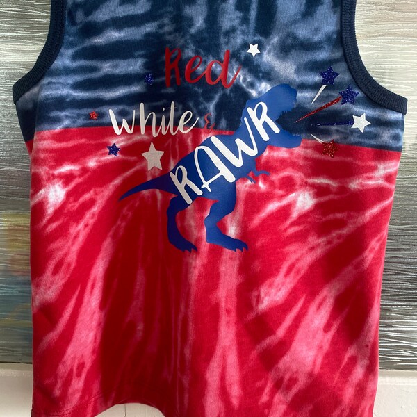 Red White and Rawr SVG, T-rex Rawr Svg, Dinosaur Svg, Kids USA Svg, Boy ...