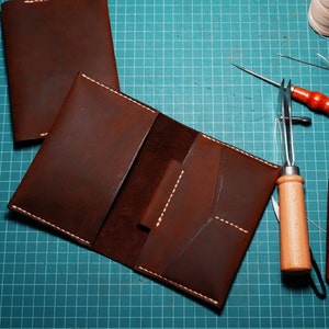Laser and PDF Leather Tri Fold Wallet Pattern - Etsy