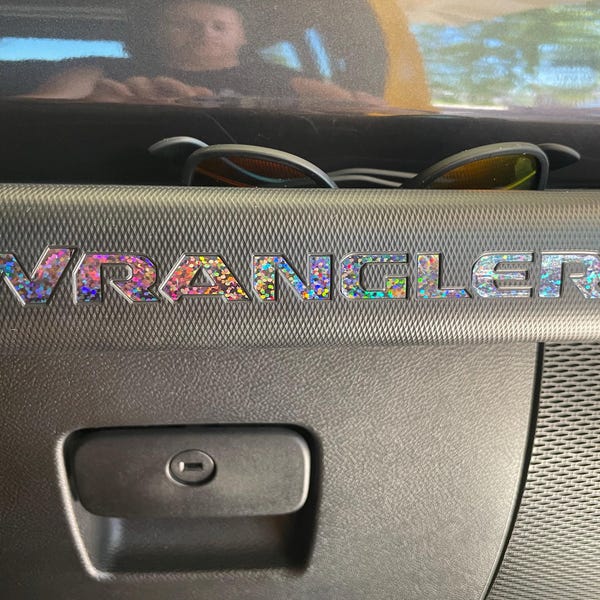 Holographic Crystal - Jeep Wrangler JL 2018 2019 2021 Gem Glitter Decal ...