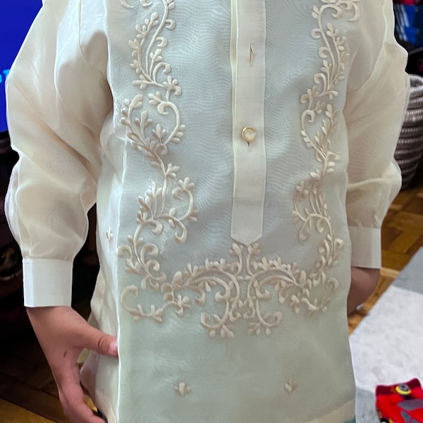 BARONG TAGALOG With Inner Lining Philippine National Costume ...
