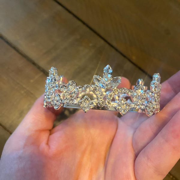 Newborn Crown Photo Prop Baby Girl Crown Tiara Baby Shower Gift ...