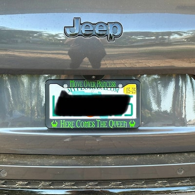 Lilo and Stitch Inspired License Plate Frame, Ohana is Essential ...