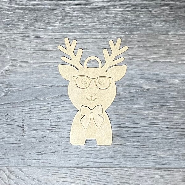 Reindeer Laser Cut File, Create Your Own, Glowforge Reindeer, Laser Cut ...