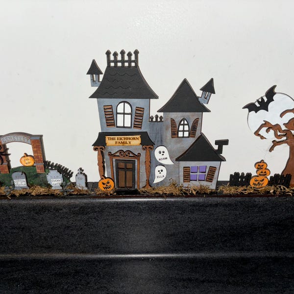 DIY Haunted House Craft Kit Halloween Craft Spooky Village Haunted ...
