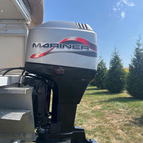 Johnson 115hp Two Stroke Outboard Engine Decals/sticker Kit (blue Design) + FREE SQUEEGEE - Etsy