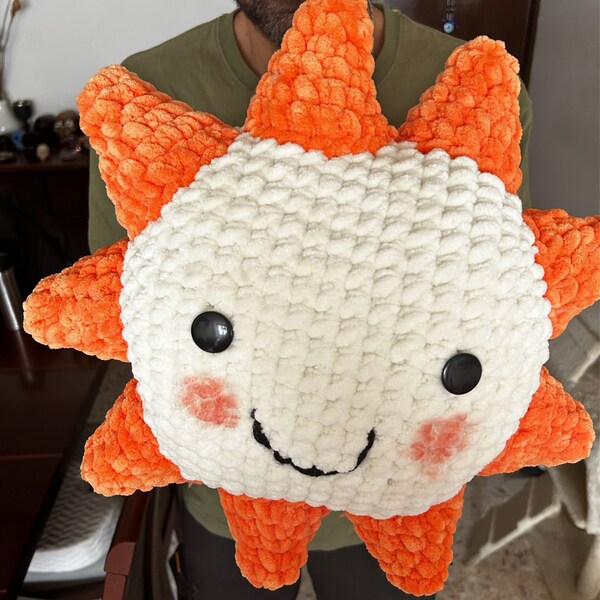 CROCHET PATTERN in English - Mr. Sunshine - 6.3 In./16 Cm. Tall ...