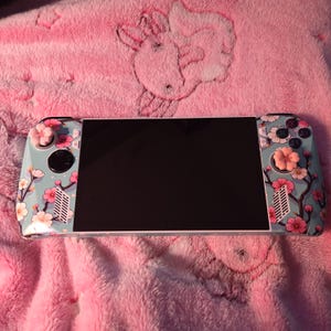 Red Abstract Watercolor Asus ROG Ally Skin, Protective ROG Ally Console ...