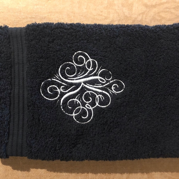 Adorn Monogram Machine Embroidery Font - 5″ 6″ - Formats: Bx Dst Exp ...