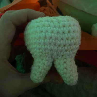 Tooth Crochet Amigurumi Pattern Kawaii Tooth Fairy Dentist Dental ...