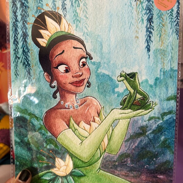 Disney Stitch Ducklings Watercolour Lilo and Stitch Home Decor Fine Art ...