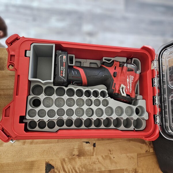 Milwaukee Packout Compact Tool Box M18 Battery Rack UPPER Insert - Etsy