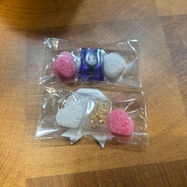 Magical Soot Sprite Arrow Key Keycaps | Handmade Keycap | Anime Keycap ...