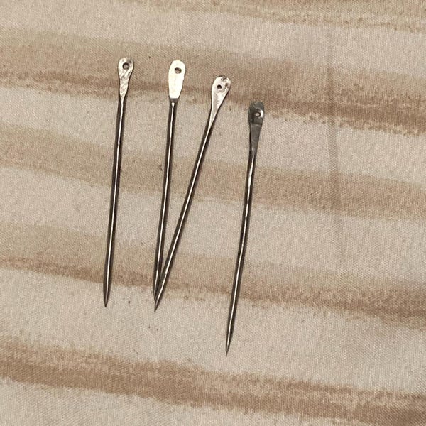 Forged Steel Sewing Needles. Viking Needles, Medieval Needles - Etsy